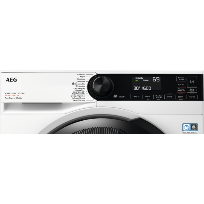 Lavadora secadora Serie 7000 DualSense de 10 kg | AEG
